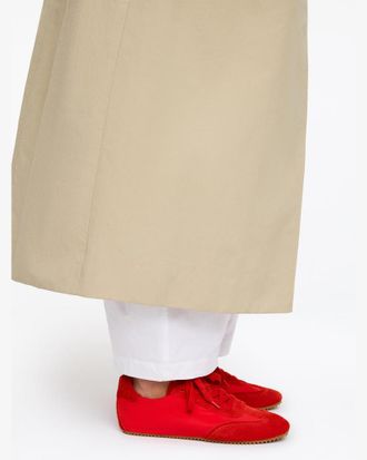 Arket Sneaker Aus Veloursleder Und Nylon -Rot