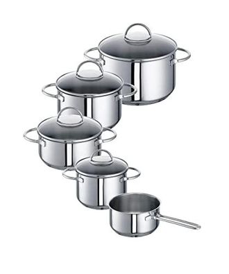 Rohe Germany Meister-Set Ravenna, 5 tlg Topfset, Edelstahl 18/10