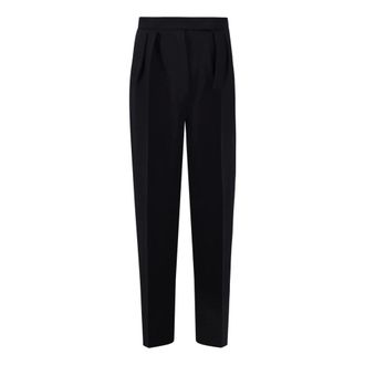 Max Mara Femme, Pantalons, Bleu, Taille: 40 FR Wool Seersucker Pantalons