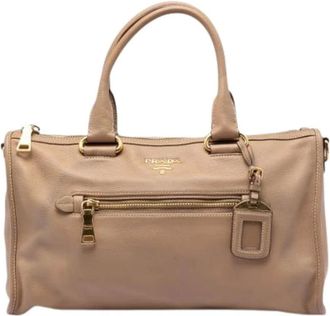Prada Pre-owned Vintage Satchel - Femme - Pre-owned - Brun - Taille: ONE Size