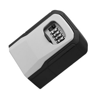 DOITOOL Passwortgesch&uuml;tzter Schl&uuml;sseltresor aus Aluminiumlegierung mit Zahlenschloss Wandmontierter Schl&uuml;sselkasten f&uuml;r Haus und Garage Abschlie&szlig;bare Schl&uuml;sse