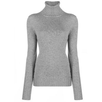 Kiton Kaschmir Rollkragenpullover - - Knitwear - Damen - Grau - M