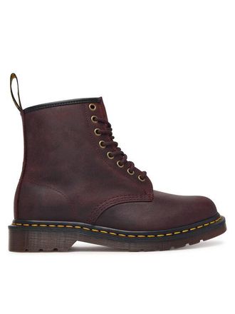 Dr. Martens Schn&uuml;rstiefel 1460 Crazy Horse DM11822609 Dunkelrot
