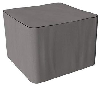 Sorara Schutzh&uuml;lle f&uuml;r Gartenm&ouml;bel, wasserabweisend, runder Tisch und Stuhl, Grau, 130 x 130 x 90 cm