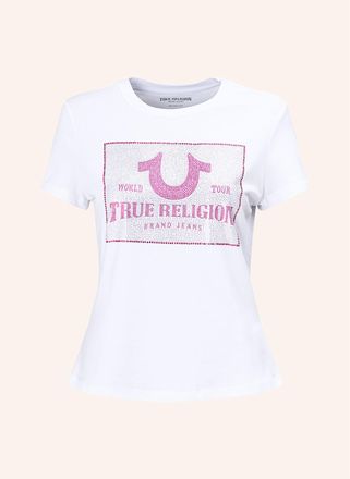 True Religion T-Shirt Crystal weiss