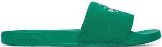 Calvin Klein Pantoletten Ess Slide Cv YM0YM01393 Gr&uuml;n