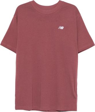 New Balance Embroidered-logo Cotton T-shirt