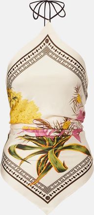 Blumarine Top imprim&eacute; en serg&eacute;