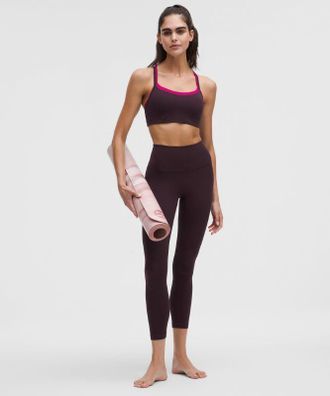 lululemon Legging Align No Line taille haute pour Femmes - 64 cm - Noir/Violet - Taille 10