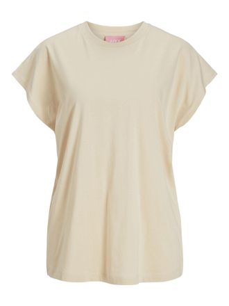 Jack & Jones Damen JXASTRID Boxy SL Every Tee JRS NOOS T-Shirt, Fog, Small