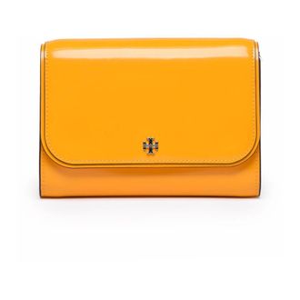 Tory Burch Emerson Patent Chain - - Accessories - Damen - Orange - ONE SIZE