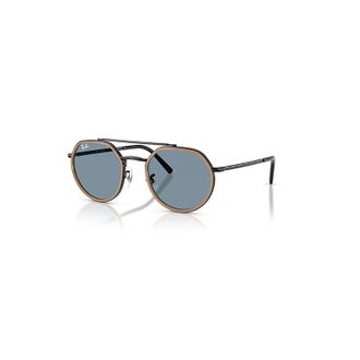 Ray-Ban Rb3765 Sonnenbrillen Schwarz Fassung Blau Glas 53-22