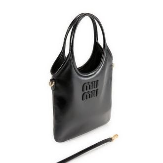 Miu Miu Sac &agrave; main en cuir Ivy