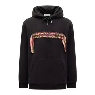 Lanvin Homme, Sweatshirts et sweats &agrave; capuche, Noir, Taille: L SweaT-shirts &agrave; capuche