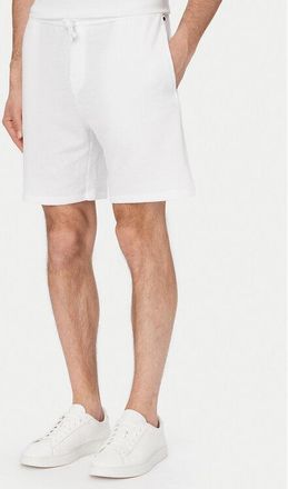 HUGO BOSS Sportshorts 50535884 Wei&szlig; Regular Fit