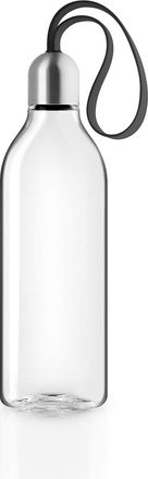 Eva Solo | Backpack Trinkflasche 0,5l | BPA-freiem Kunststoff, Silikon und Edelstahl | Schwarz