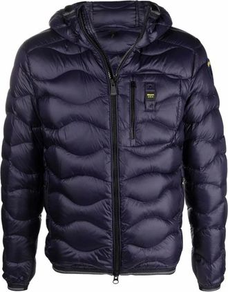 Blauer Homme, Vestes, Violet, Taille: 3XL Giubbino Onde