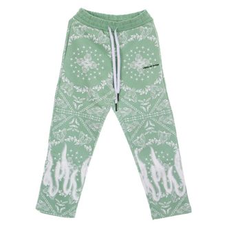 Vision Of Super Bandana Print Leichte Trainingshose Gr&uuml;n - - Trousers - Herren - Gr&uuml;n - L