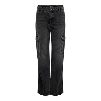 Only Cargo Jeans f&uuml;r Frauen - - Jeans - Damen - Schwarzk - W29