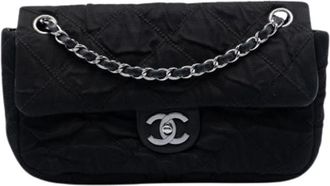 Chanel Sac bandouli&egrave;re en maille Pre-owned - Femme - Pre-owned - Noir - Taille: ONE Size