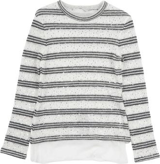 Ermanno Scervino Femme, Pulls, Blanc, Taille: 34 FR Tricot ras du cou