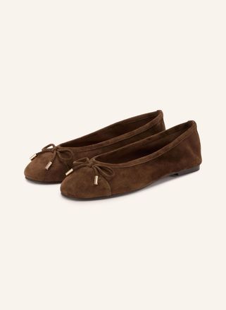 Inuovo Lackballerinas braun