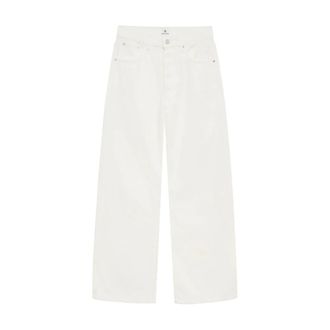 Anine Bing Ecru Classic Jeans mit Knopfleiste - - Jeans - Damen - Wei&szlig; - W26