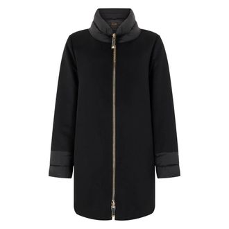 Moorer Abete Padded Jacket - - Coats - Damen - Schwarzk - 2XL