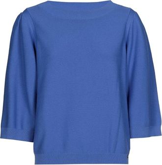 Marie M&eacute;ro Femme, Pulls, Bleu, Taille: 42 FR Pull ras du cou
