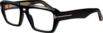 Tom Ford Homme, Accessoires, Noir, Taille: 54 MM Icon Blue Block Navigator Opticals