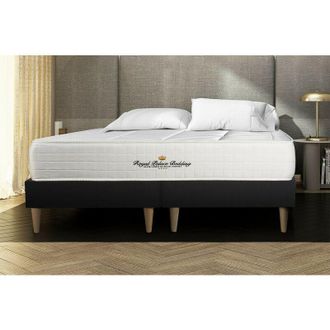 Royal Palace Bedding Royal Palace Bedding - Ensemble matelas sommier Windsor 200 x 200 cm - Couleur : Noir