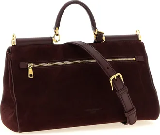 Dolce & Gabbana My Sicily Top Handle Bag - Burgundy