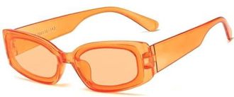 Generic Lunettes De Soleil &Agrave; Monture Carr&eacute;e For Hommes, For Sports Plein Air Et Conduite(Orange)