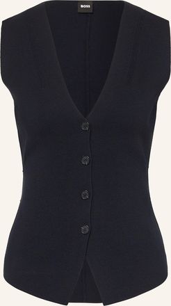 HUGO BOSS Strickweste Fylvie blau
