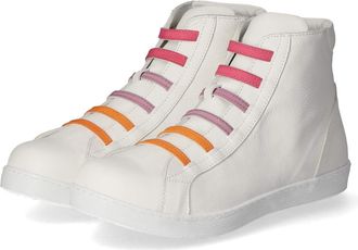 Andrea Conti Damen High Top Sneaker, weiß/weiß/Kombi, 38 EU