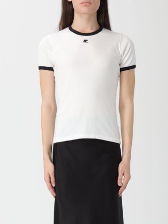 Courr&egrave;ges T-Shirt COURR&Egrave;GES Femme couleur Blanc
