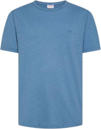 Sun 68 Homme, Tops, Bleu, Taille: M T-Chemises