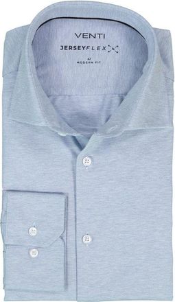 Venti Herren Hemd blau meliert