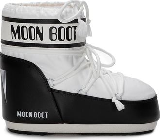 Moon Boot Femme, Chaussures, Blanc, Taille: 36 EU Bottes de neige avec fermeture &agrave; lacets avant