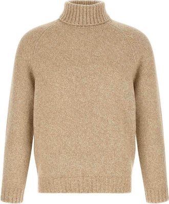 Brunello Cucinelli Pull Col Rond - Beige
