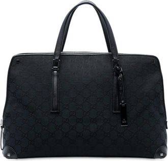 Gucci Crossbody Bags - GG Canvas Handbag - Gr. unisize - in Blau - f&uuml;r Damen