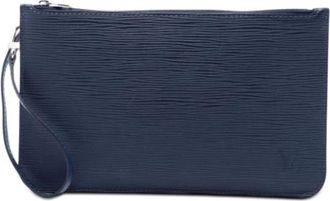 Louis Vuitton Pochette en cuir Epi Pre-owned - Femme - Pre-owned - Bleu - Taille: ONE Size