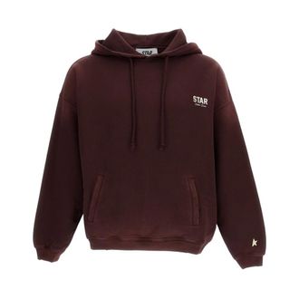 Golden Goose Hoodie - - Sweatshirts & Hoodies - Herren - Rot - L