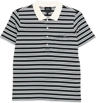 A.P.C. A.p.c., Femme, Tops, Multicolore, Taille: 38 FR Polo Manches Courtes