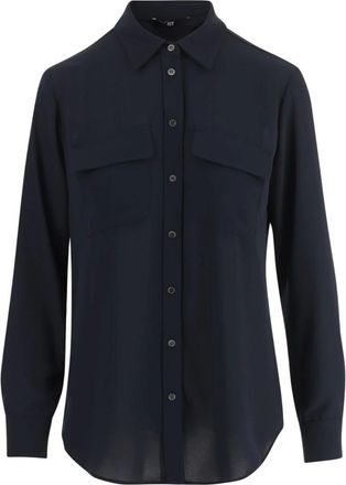 F.it Femme, Blouses et Chemises, Bleu, Taille: 42 FR Chemise en tissu technique