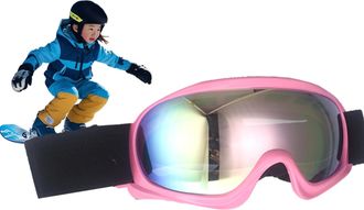 Generic Snowboardbrille f&uuml;r Jugendliche - UV Schutz Snowboardbrille Skibrille | Skibrille Bequeme und warme Schneebrille f&uuml;r Geburtstag Weihnachten Neujahr Os