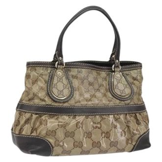 Gucci Sac fourre-tout GG Canvas Vintage Pre-owned - Femme - Pre-owned - Beige - Taille: ONE Size
