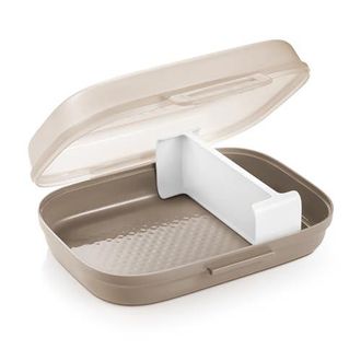 Tescoma 4FOOD Sandwichbox mit Trennwand aus recycelbarem Kunststoff, spülmaschinenfest - 896988