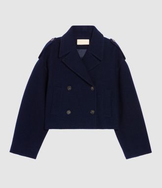 Vanessa Bruno Manteau Beran Marine