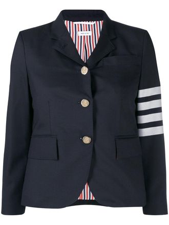 Thom Browne Gestrickter Blazer - Blau